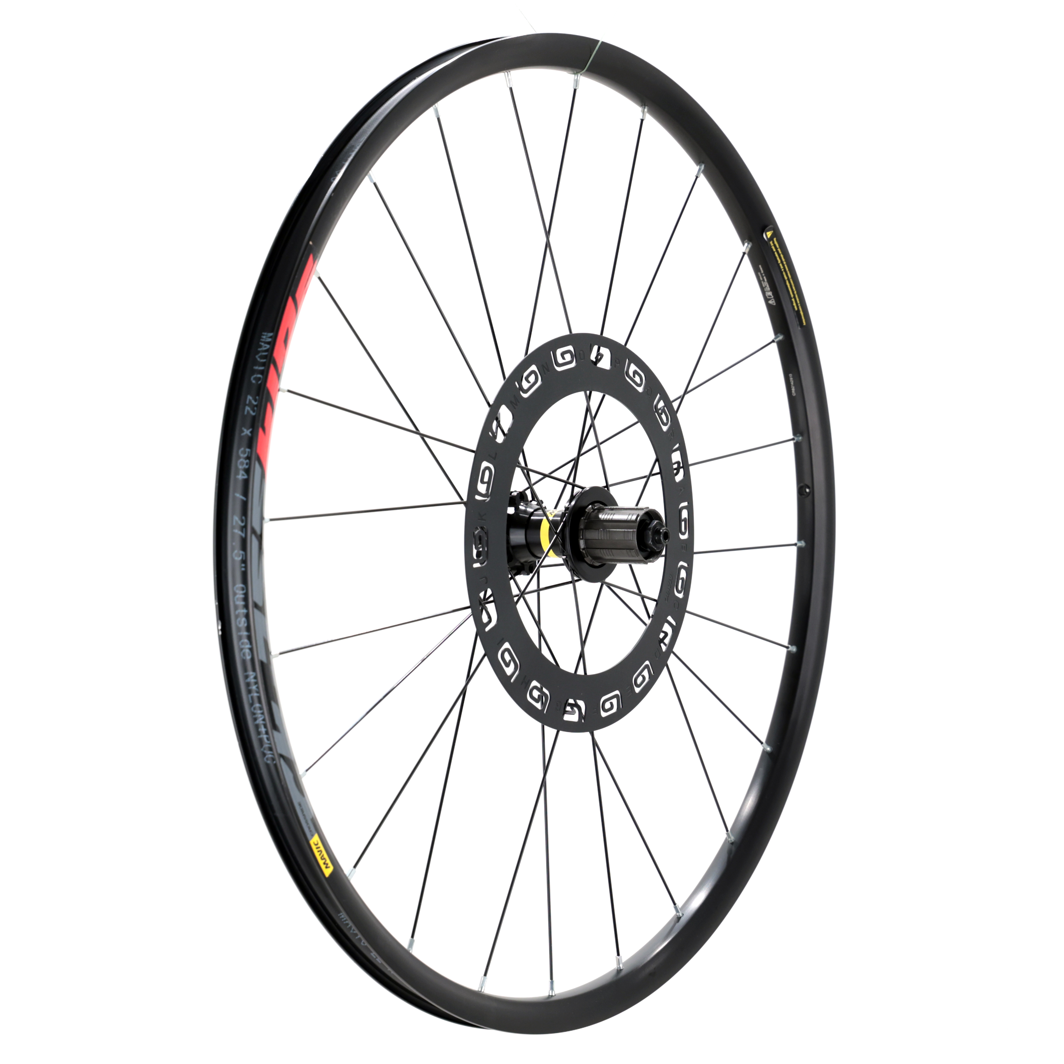 Mavic Crossride FTS MTB Bike Rear Wheel, 27.5", 10x135mm QR,6-Bolt Disc ...